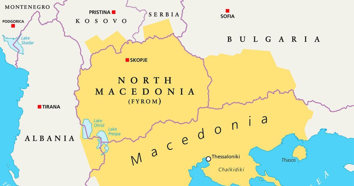 Na makedonski meji začenjajo s postavljanjem tabel Severna Makedonija ...