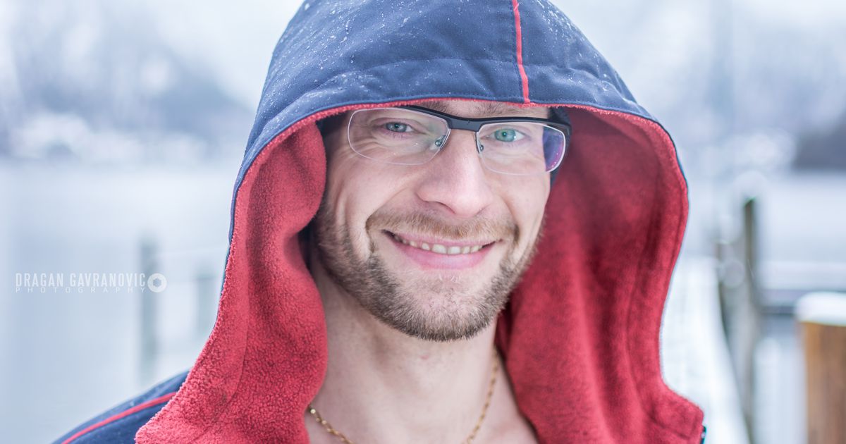 Prvak v ledenem plavanju Luka Turk: "Razjokal sem se, priznal, kaj sem ...