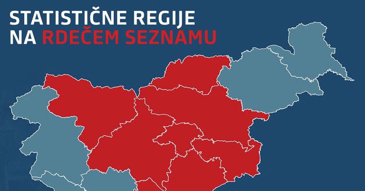 Polovica Slovenije od petka v karanteni: Objavljamo natančen pregled ...