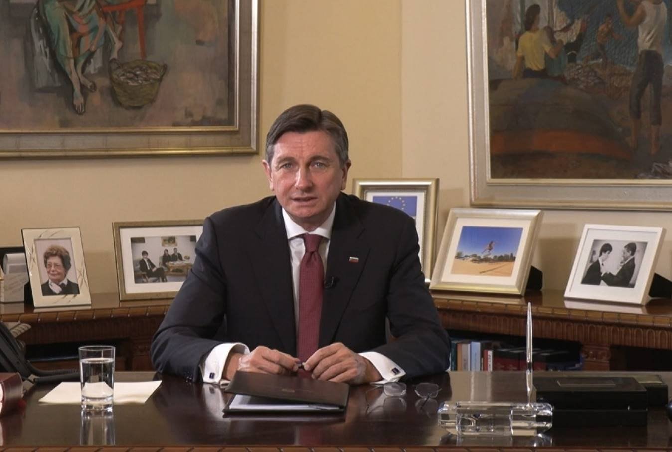Borut Pahor: "Predsedniška palača je z današnjim dnem postala UNICEF ...