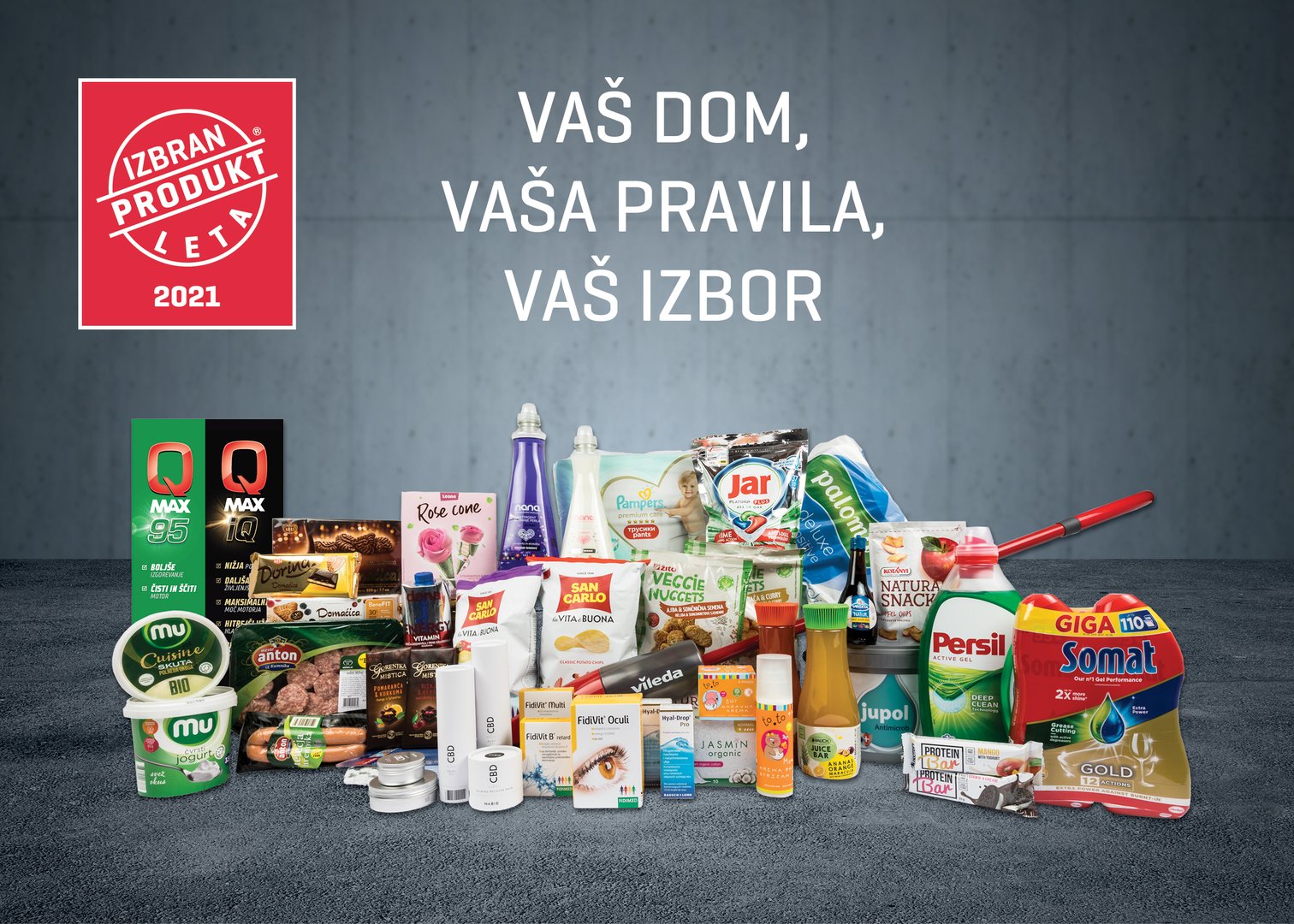 Izbrani so novi in inovativni izdelki, ki so prepričali slovenske kupce ...