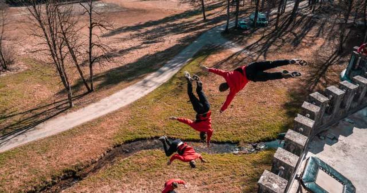Slovenska akrobatska skupina Dunking Devils poskrbela za nov vrtoglav ...