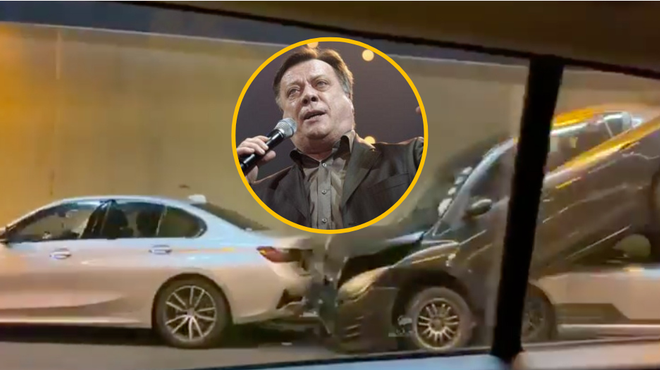 Halid Bešlić je imel prometno nesrečo - Metropolitan.si