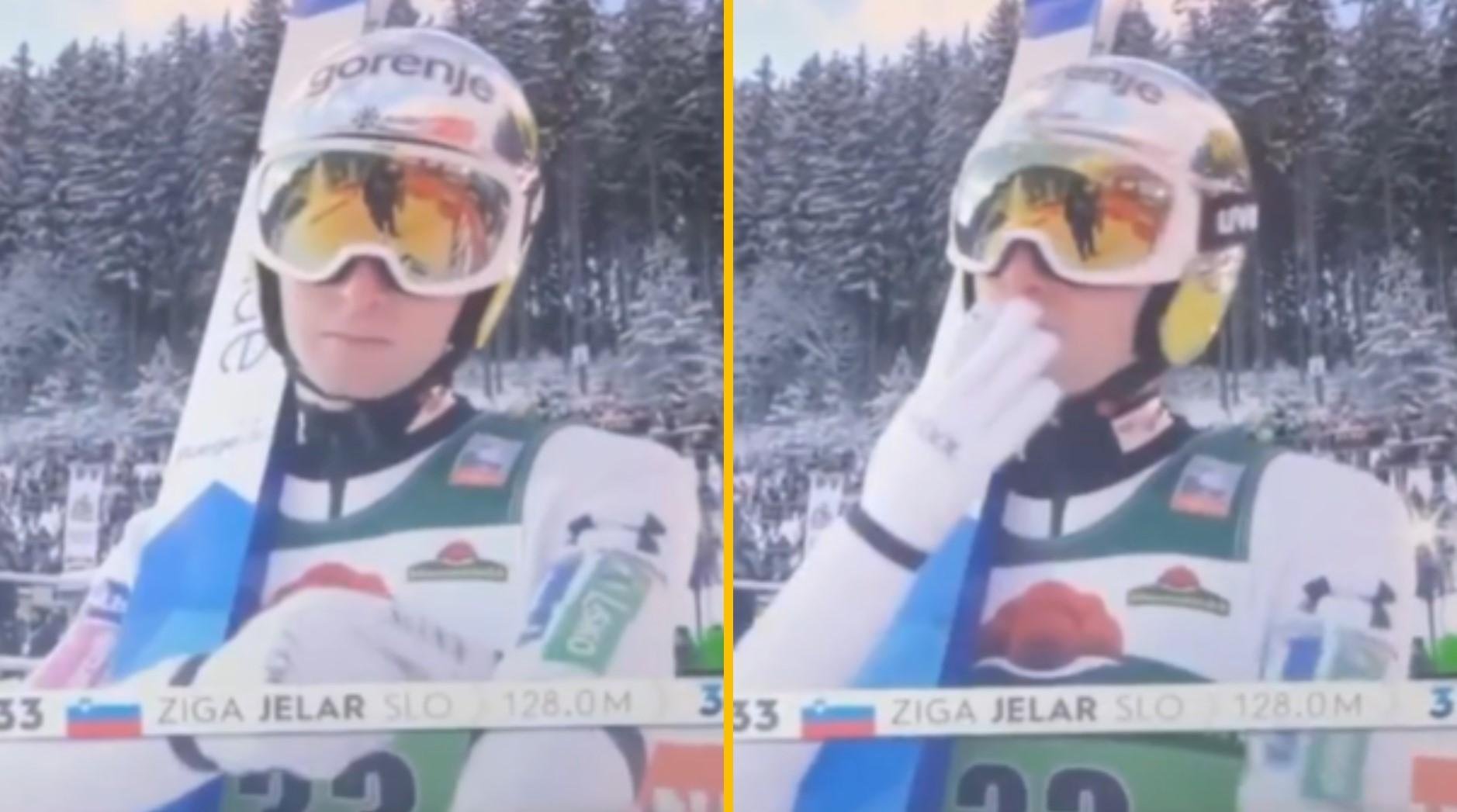 Žiga Jelar na tekmi nosil žalni trak: ganilo vas bo, ko boste izvedeli ...