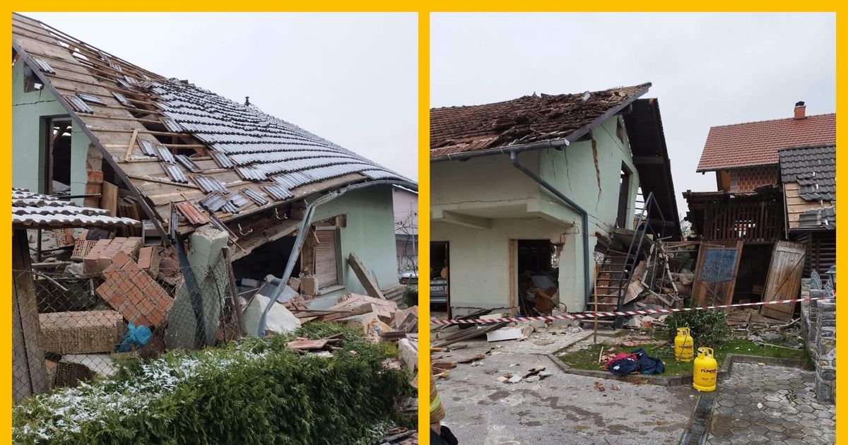 FOTO: Eksplozija v Domžalah povzročila izjemno razdejanje, poškodovana ena oseba - Slovenija ...