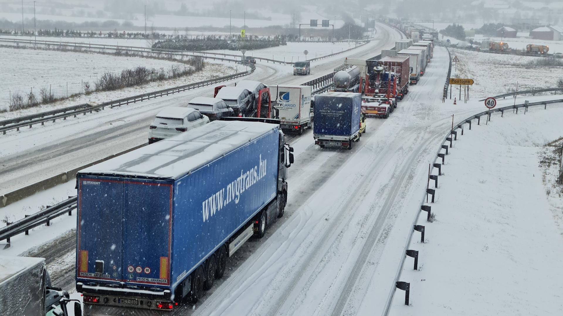Preden se odpravite v službo, preverite razmere na cestah - Metropolitan.si