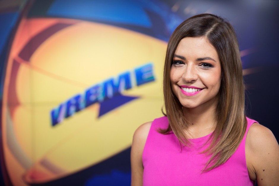 Trenutno najbolj aktualna vremenarka Špela Jereb je bila nekoč ...