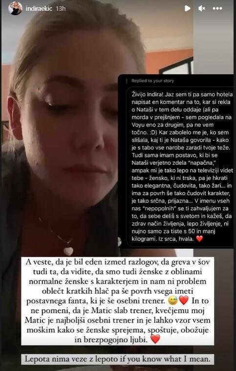 Indira (Super par) iskreno spregovorila o svoji telesni teži. Takšne resnice zagotovo niste ...