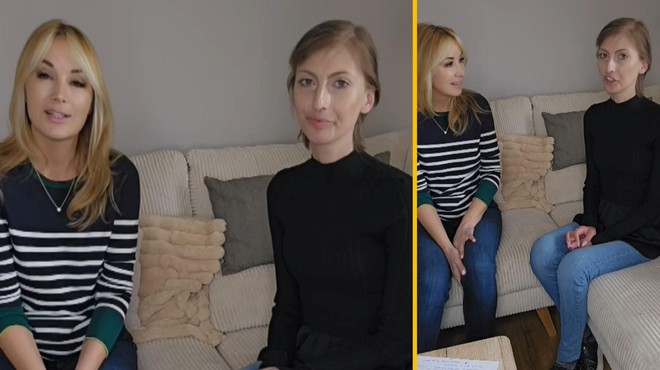 "Rada bi še živela": Zala prosi za pomoč Slovencev (ob strani ji stoji ...