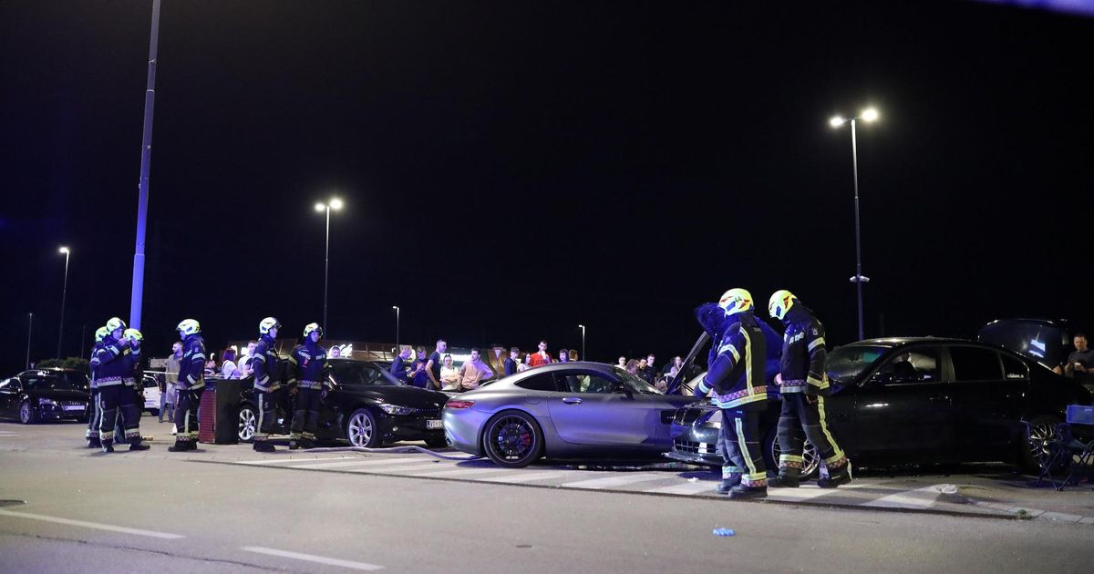 FOTO in VIDEO: Na parkirišču nakupovalnega središča voznik zapeljal v ljudi (več poškodovanih ...