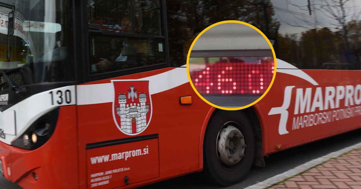 Na mestnem avtobusu kar 46 stopinj Celzija: tako Marprom odgovarja ...