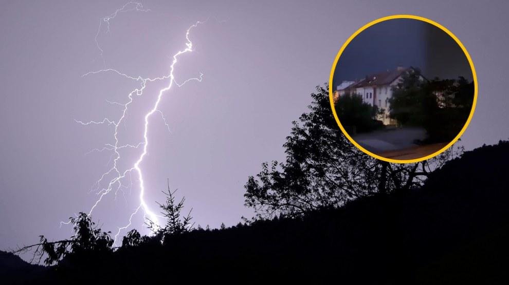 Ste že videli, kaj se je ponoči dogajalo v Ljubljani? Osupla bralka: "Na nebu je bilo, kot da bi ...