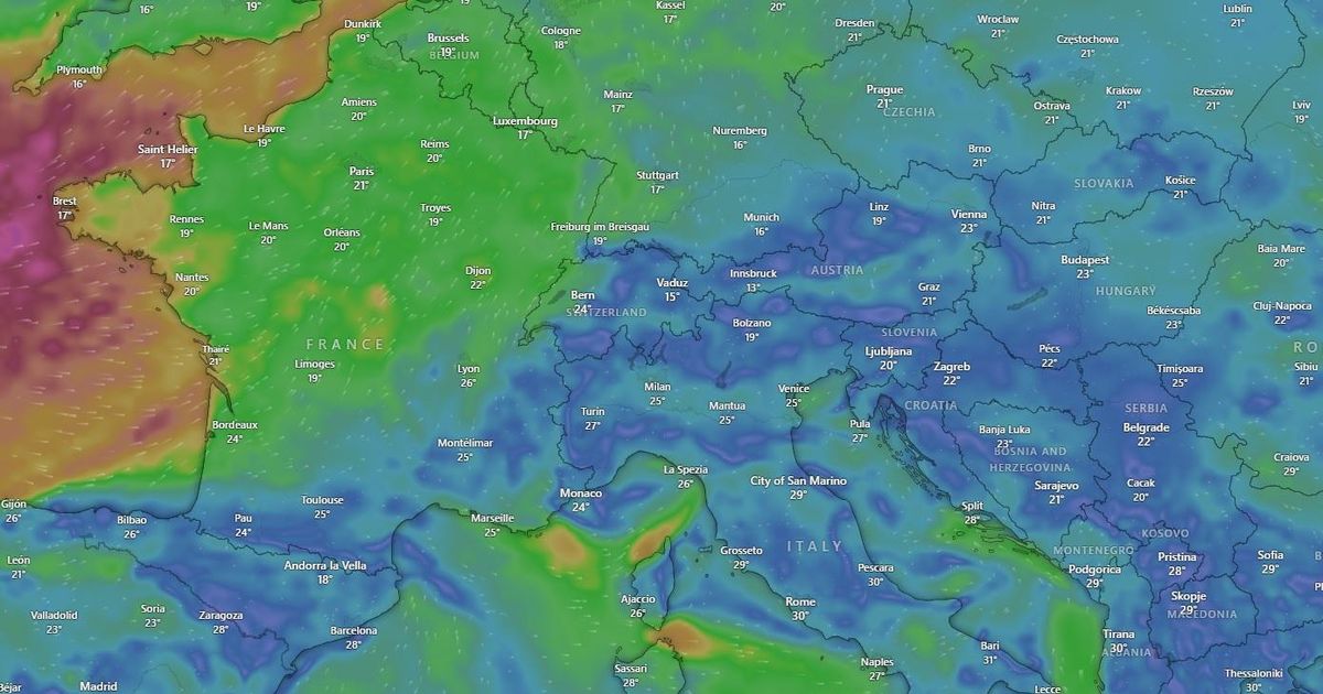 To je spletni radar padavin, ki ga Slovenci najpogosteje uporabljamo za ...