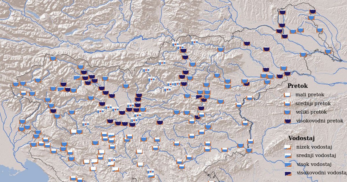 Hidrološki podatki Arso: tukaj lahko v realnem času spremljate ...
