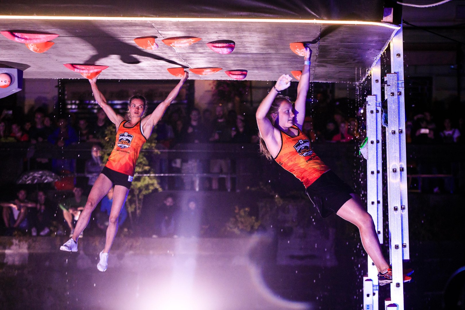 Plezalca Jernej in Julija Kruder pred velikim ljubljanskim spektaklom ...