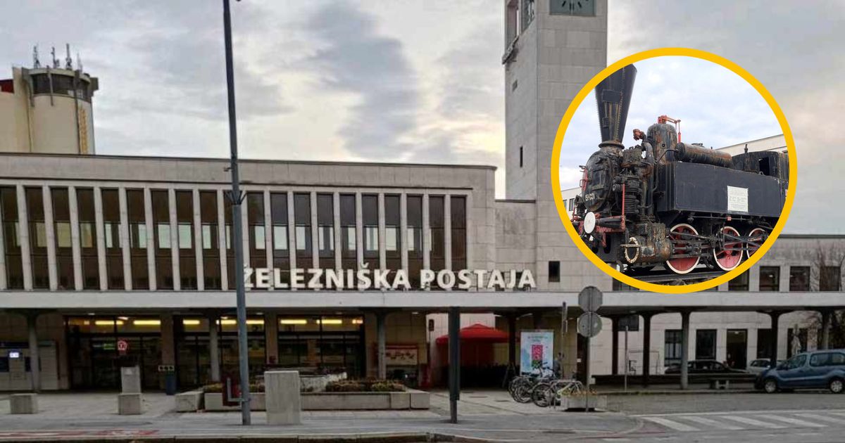 Z železniške postaje v Mariboru umaknili znamenito lokomotivo (vemo ...