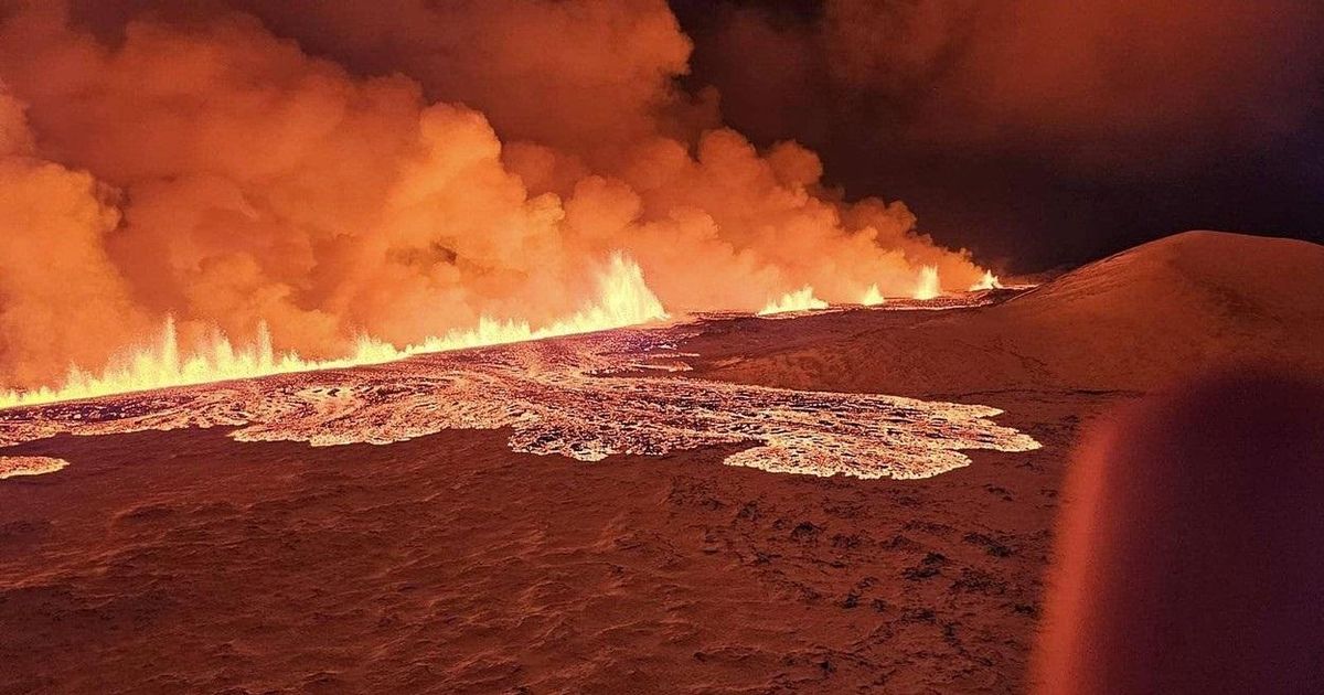 Grozljive razmere na Islandiji, lava dosegla hiše in se razliva po ...