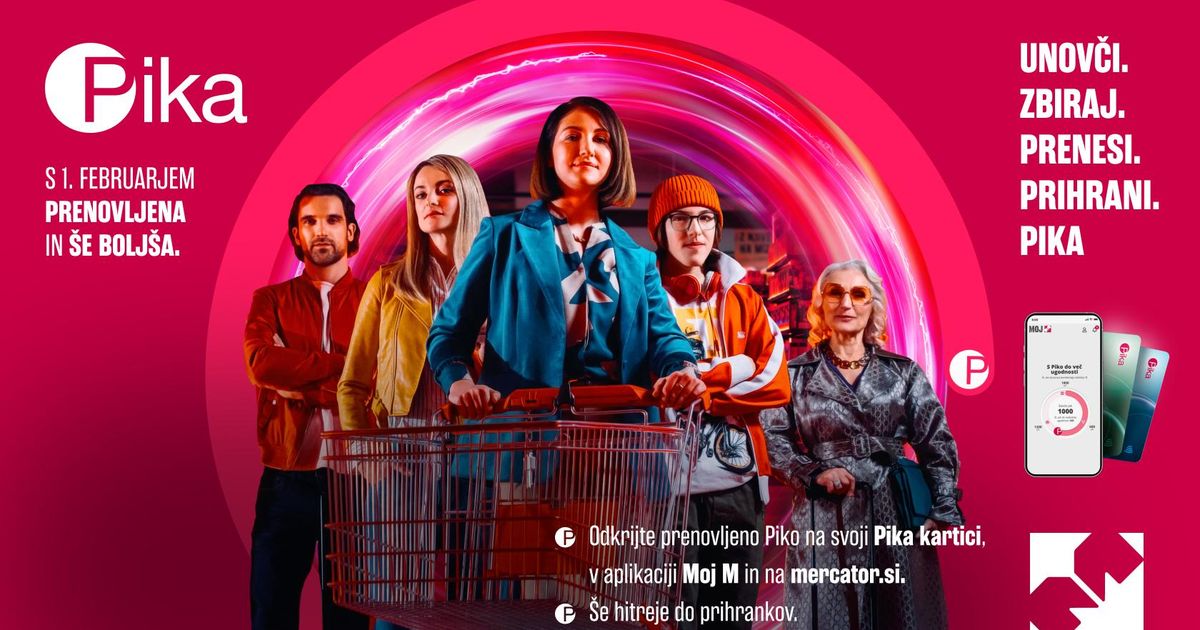 Imate Mercatorjevo kartico zvestobe Pika? To so pozitivne novosti, ki ...