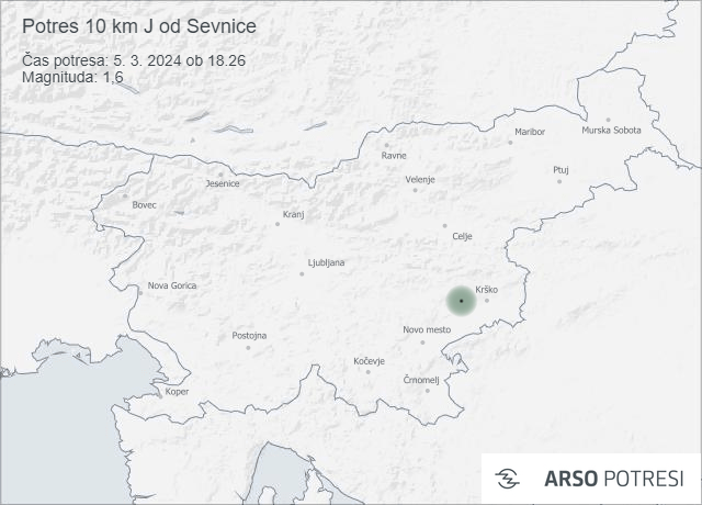 Slovenijo stresel potresni sunek: ste ga čutili? - Slovenija ...