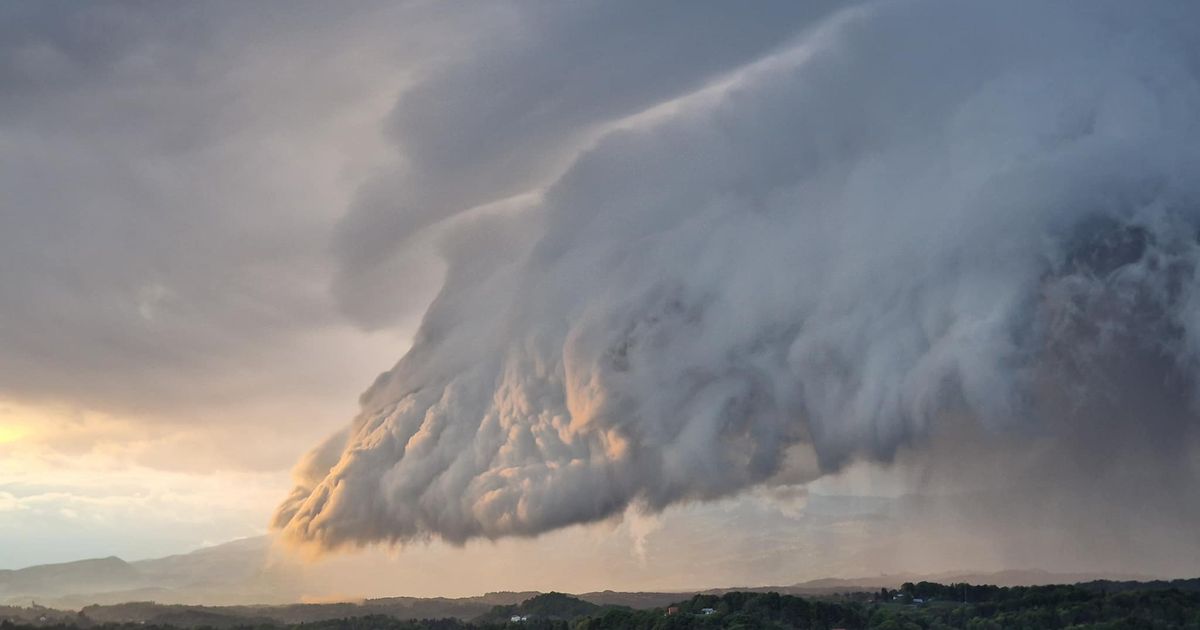Grozljiv poličast oblak nad Poljčanami: kako nastane takšen oblak in ...