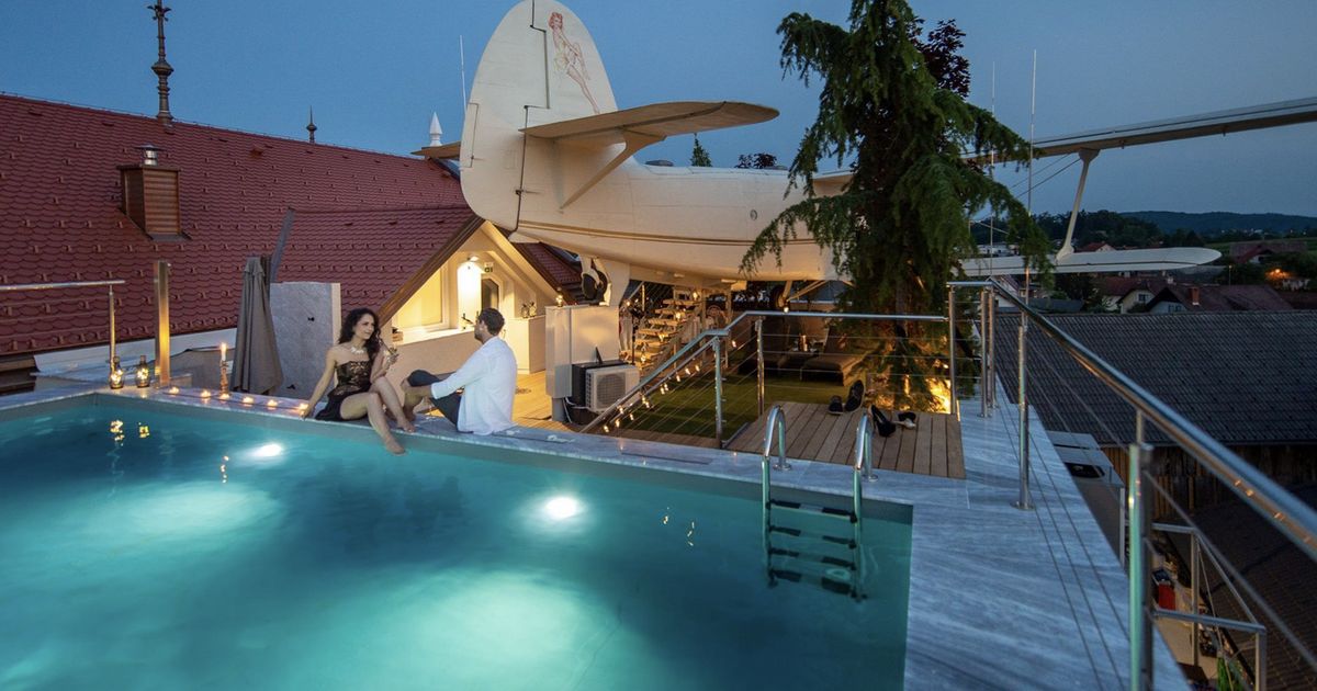 Bi spali v razkošni letalski kabini, a vas je strah letenja? V tem ...