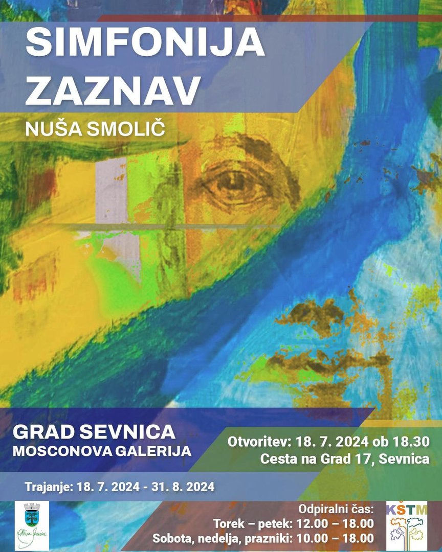 Slikarka Nuša Smolič na Gradu Sevnica s Simfonijo zaznav - Metropolitan.si