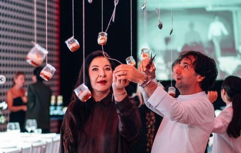 Tomaž Kavčič kuhal za Marino Abramović: "To je moja najboljša večerja ...