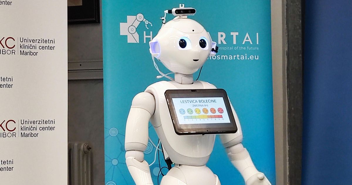 Robot Frida se seli na kliniko za pediatrijo: pri tem bo sodeloval ...