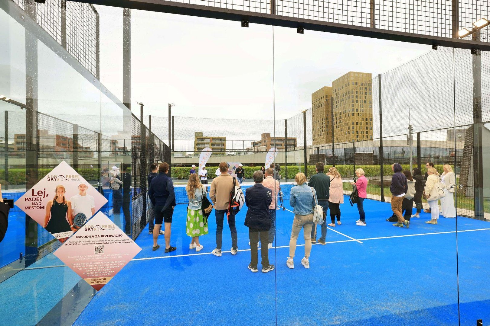 Padel z razgledom: ALEJA odprla tri igrišča nad mestom - Metropolitan.si