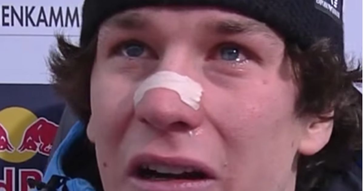 Zmagovalec prestižnega smuka po tekmi planil v jok: "Vem, da me gleda ...